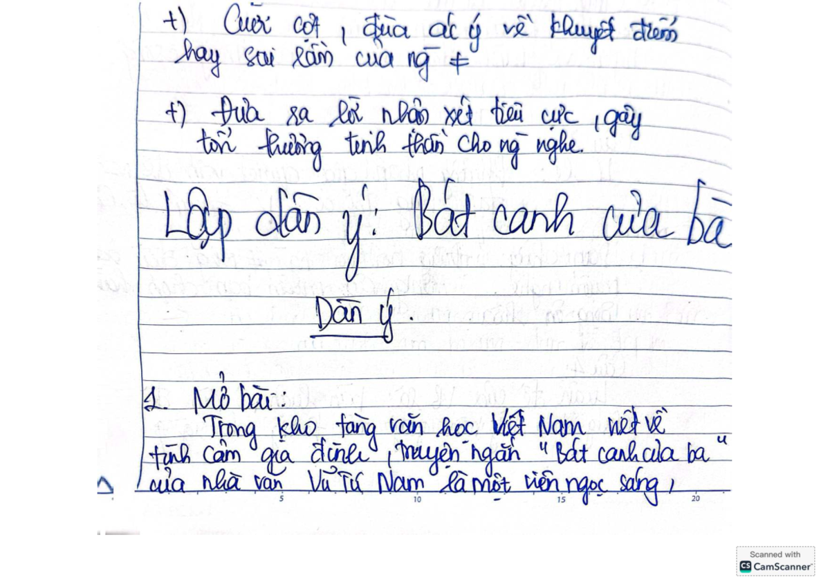 Phân Tích Truyện "Bát Cảnh Của Bà" - LD41 - Studocu