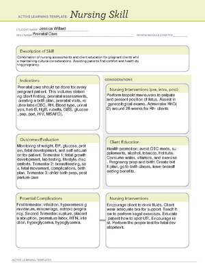 Fetal heart monitoring - ACTIVE LEARNING TEMPLATES Nursing Skill ...