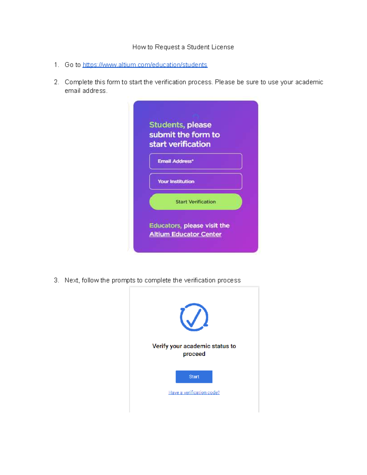 How to Request an Altium Student License: Step-by-Step Guide - Studocu