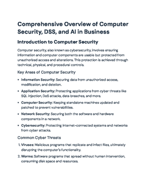 [Solved] Discuss three main types of security policies organization ...