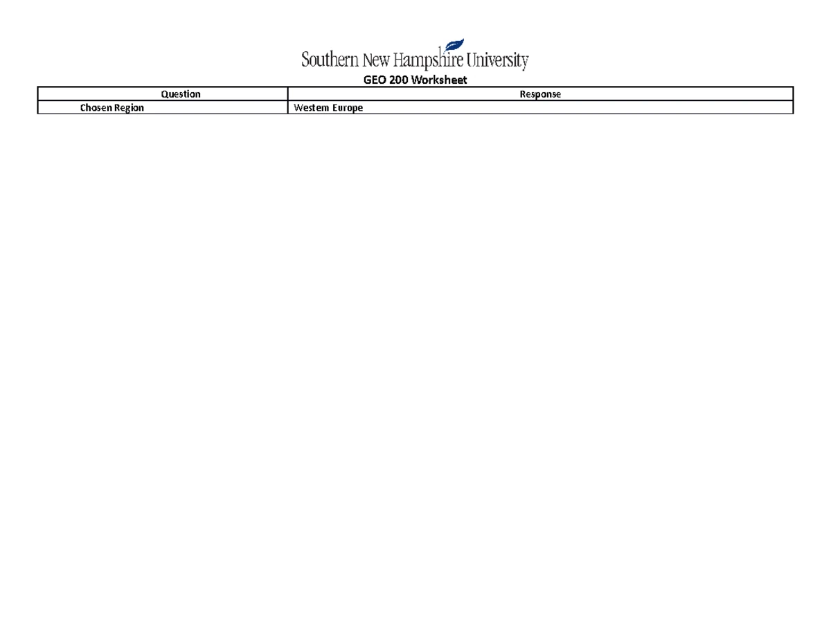 GEO200 M2M1Wkst - Module 2 Milestone 1 Worksheet Overview - Studocu