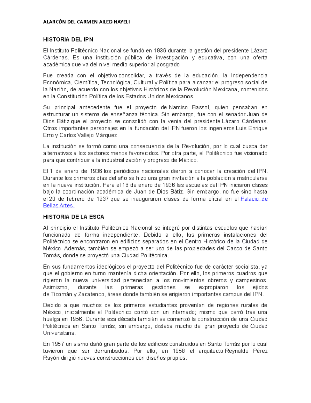 Historia del Instituto Politécnico Nacional (IPN) y su Evolución - Studocu