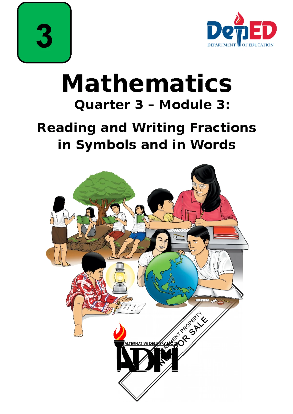 Math3 Q3 Module 4 - Grade 3 Math Mod. 4 - Mathematics Quarter 3 – Module 4: Representing ...