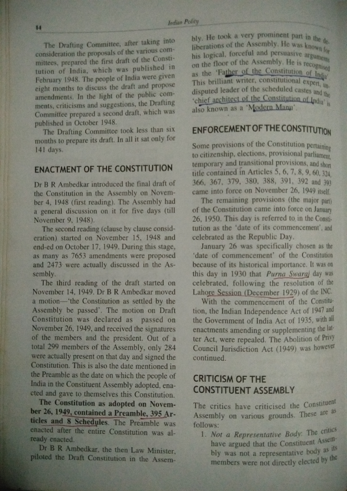 4 - Composition of the constituent assembly - Indian politics - Studocu