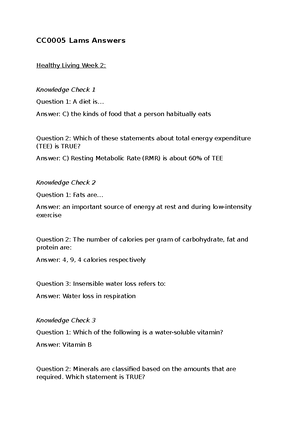 CC0005 Individual Assignment Healthy Living - Hiranya Randini Hettige ...