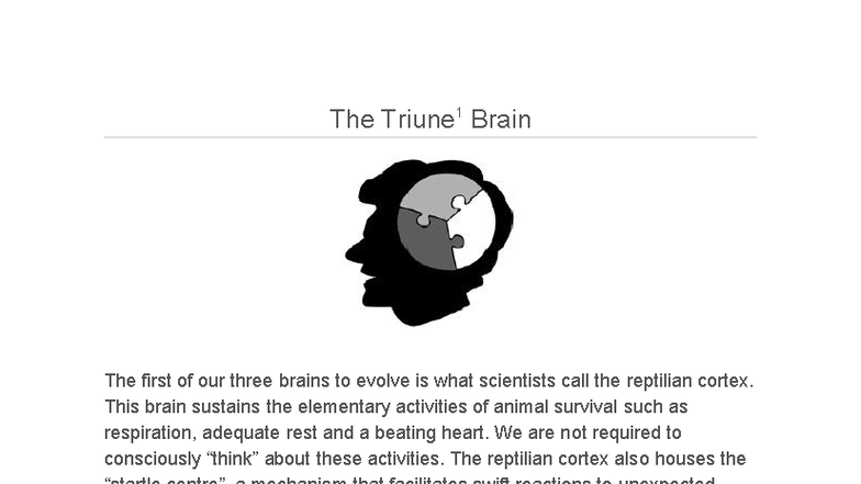 The Triune Brain: Understanding the Reptilian, Limbic, and Neocortex ...