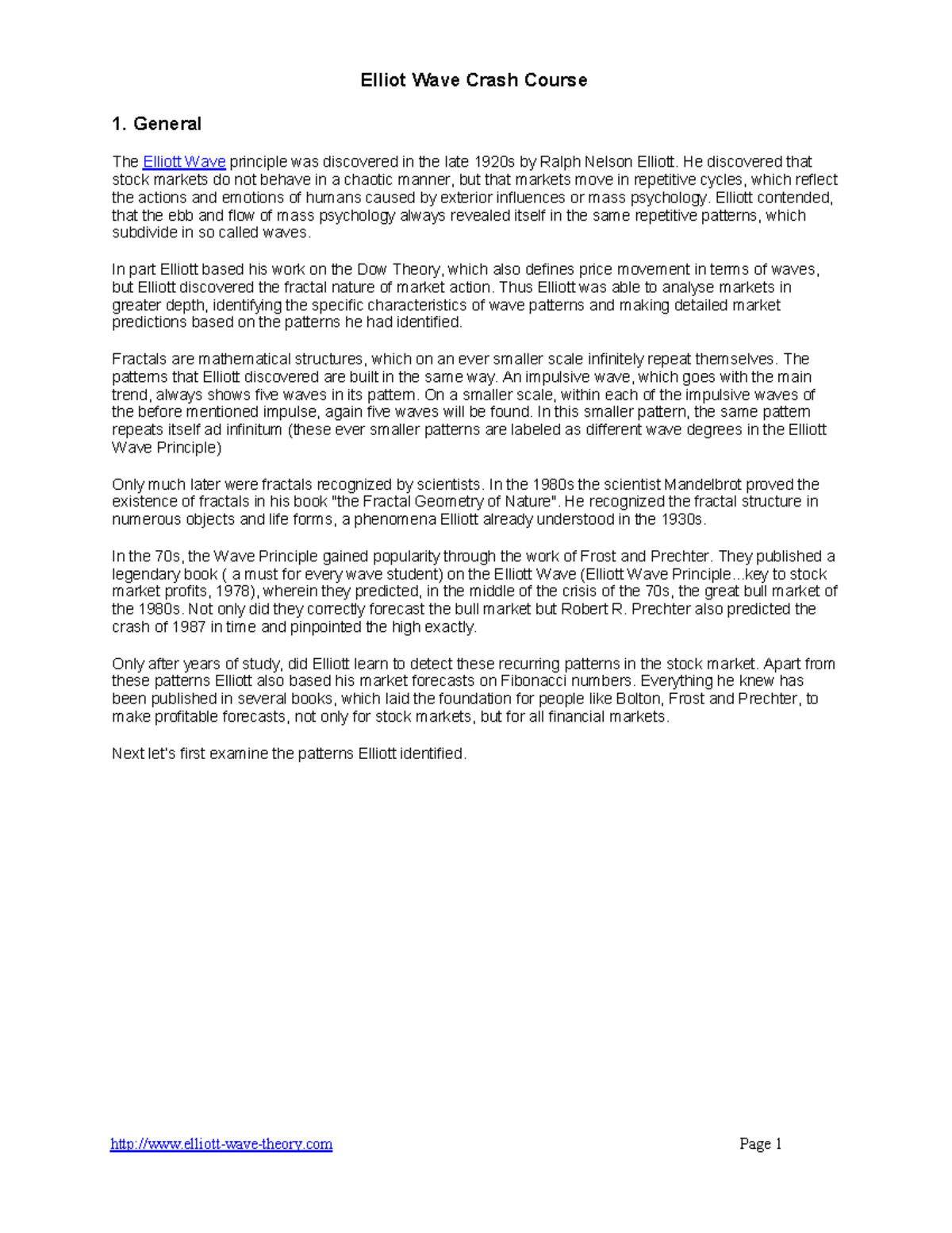 Elliott Wave Crash Course: Understanding Market Patterns and ...