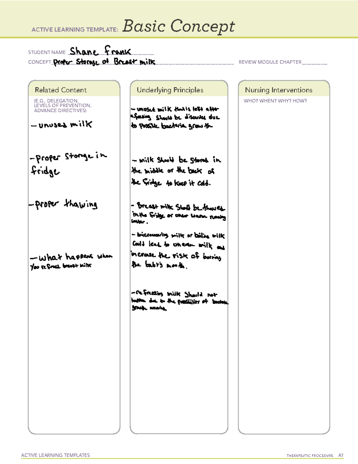 Dynamic quiz 1 alt - hood - ACTIVE LEARNING TEMPLATES THERAPEUTIC ...