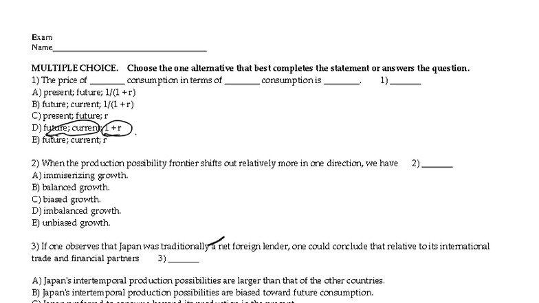 Ps3 2025 2 - Multiple Choice Exam Questions - Studocu