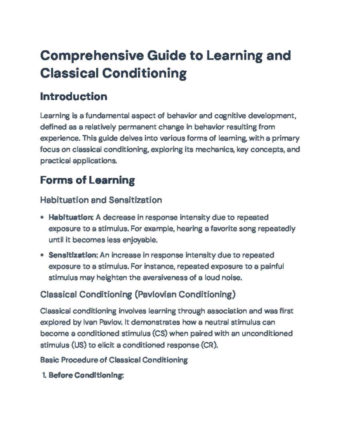 Comprehensive Guide to Classical Conditioning: Theories & Applications ...