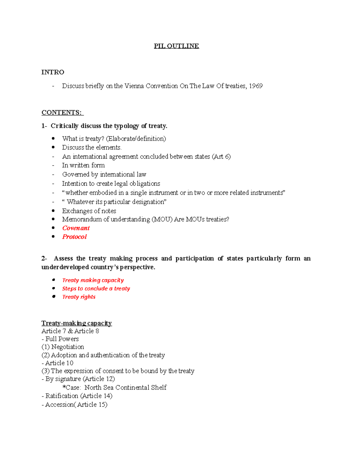Treaty Making Process: Insights & Challenges for Developing States ...