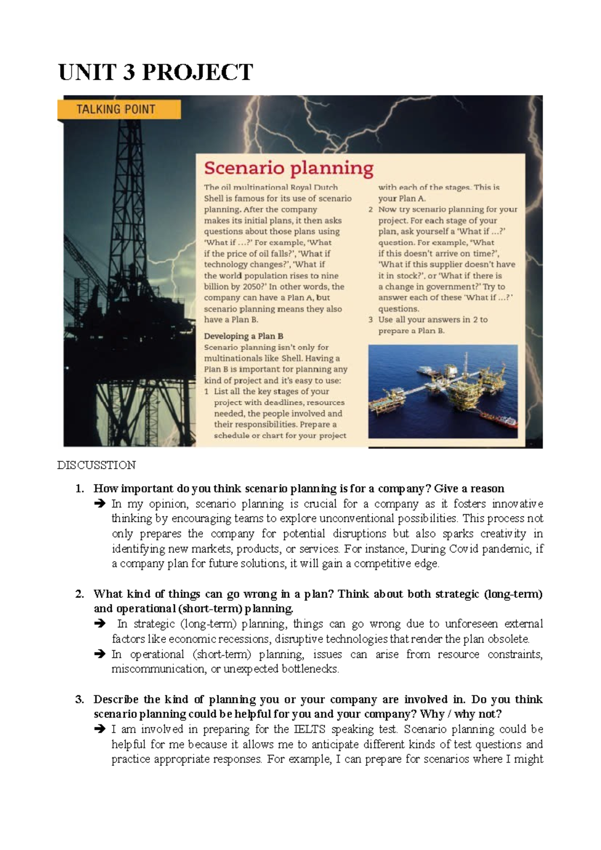 UNIT 3 Project - jvkldfggljfdjlgjdfljg - UNIT 3 PROJECT DISCUSSTION 1 ...