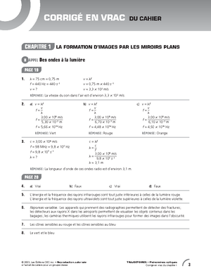 Cahier sommet corrige ch4 - Sommets, 4e secondaire, SN Sommets, 4e ...