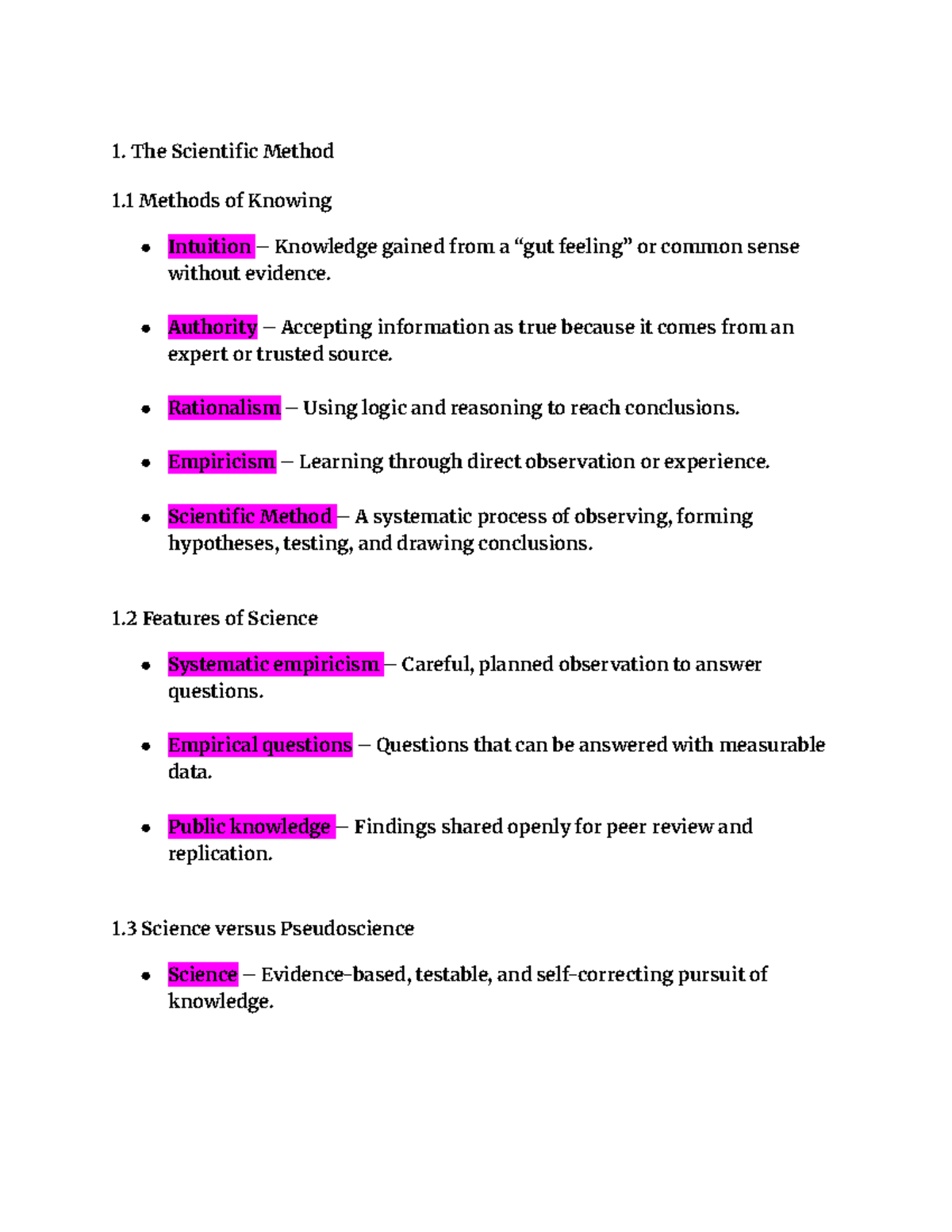 SG PSY 231: Comprehensive Guide to Research Methods & Ethics - Studocu