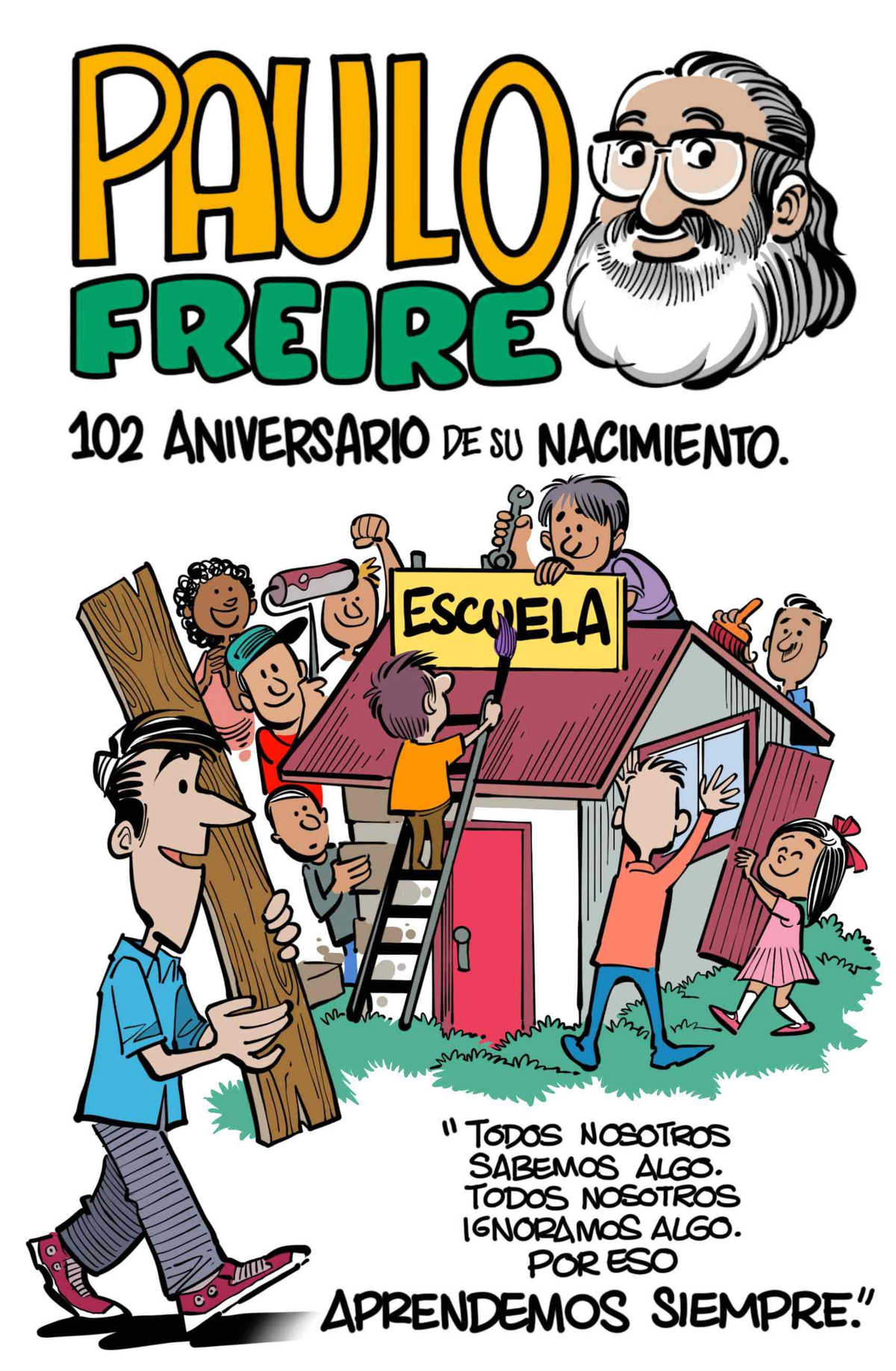PAULO FREIRE: 102 AÑOS DE SU NACIMIENTO Y SU LEGADO EDUCATIVO - Studocu