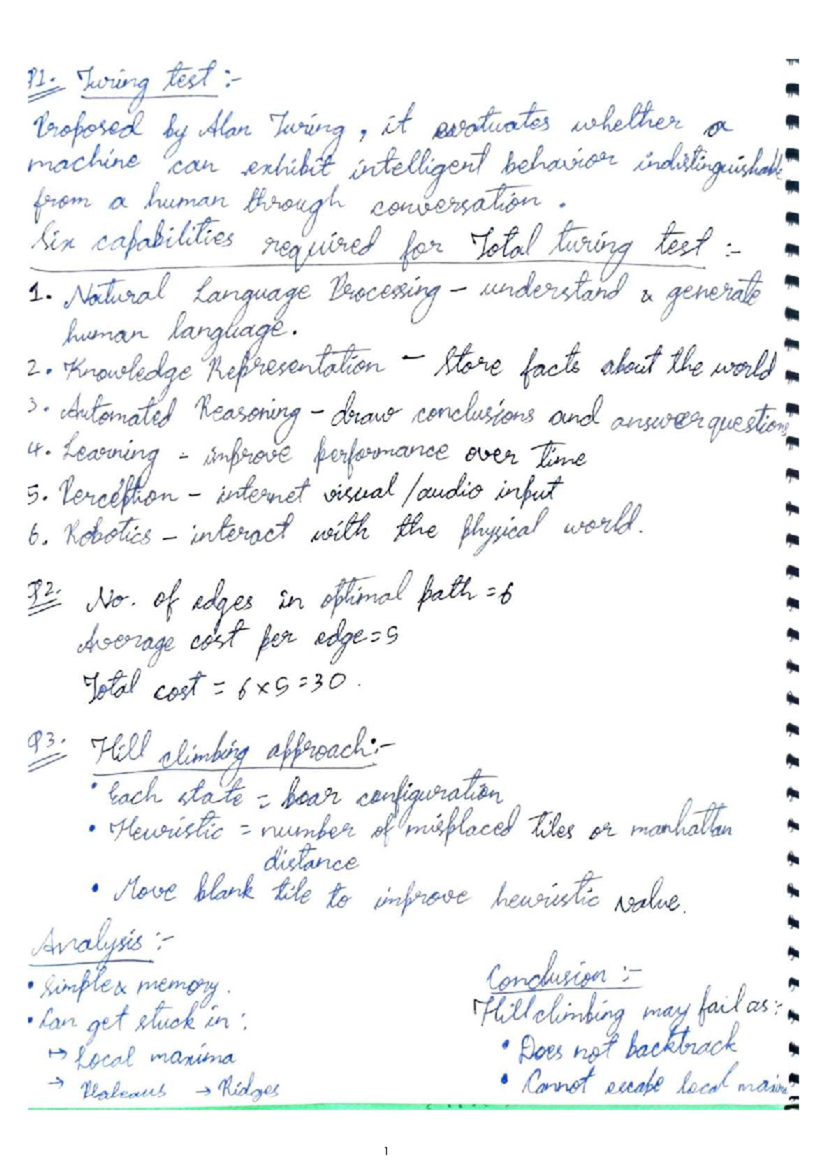 P1. Turing Test Overview and Key Concepts for AI Evaluation - Studocu