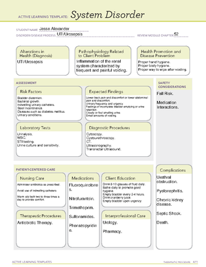 Chest X-ray Diagnostic Procedure Jesse Alexander - ACTIVE LEARNING ...