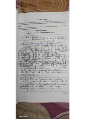 MSWL-016 Internship - description - INTERNSHIP JOURNAL MSW (Second Year) Internship - Studocu