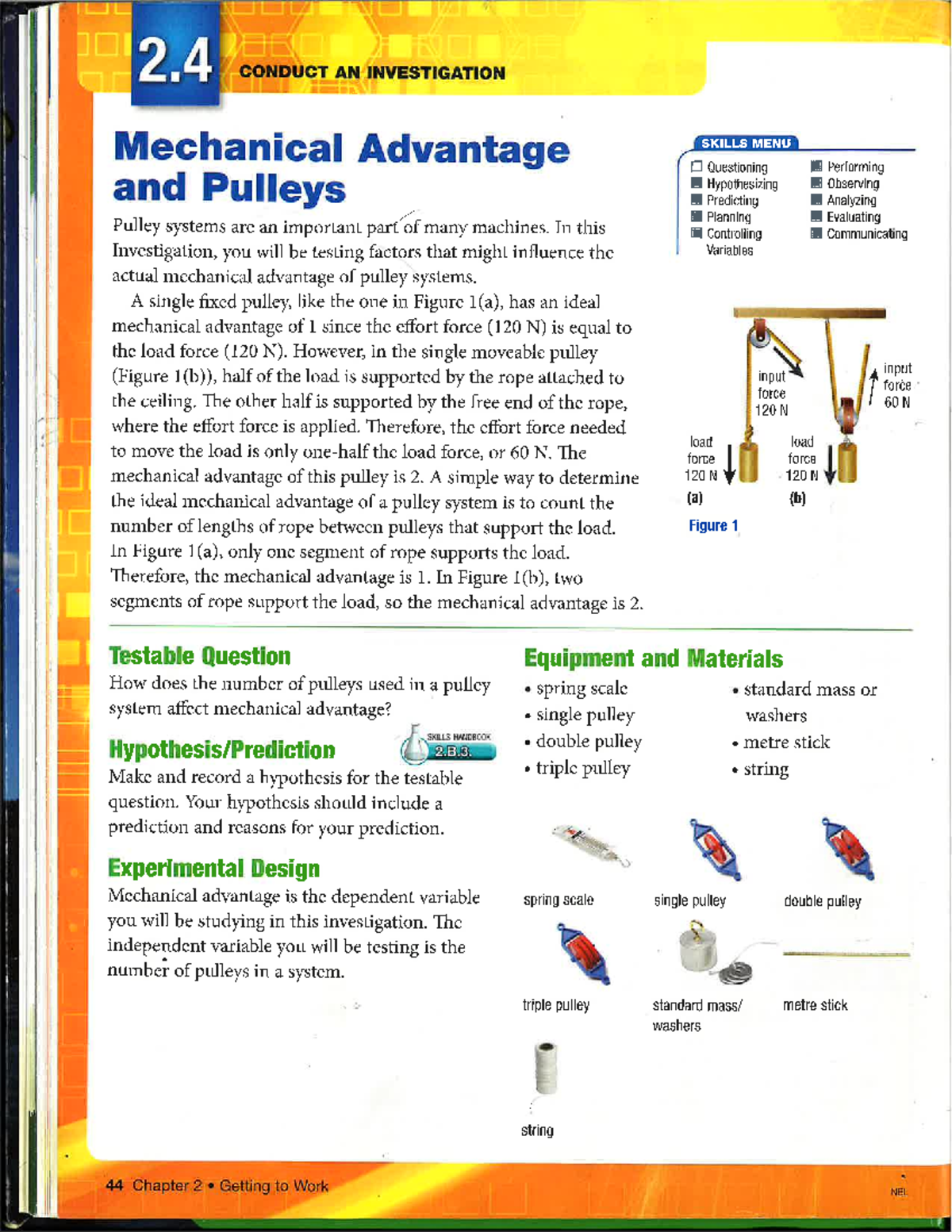Lab 2.4: Investigating Mechanical Advantage in Pulley Systems - Studocu