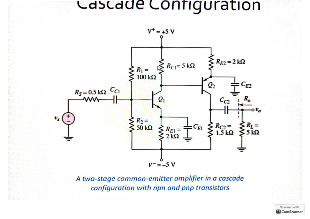 Cascade Configuration Analysis and Voltage Gain Calculation for HW6-2151265-MĐT - Studocu