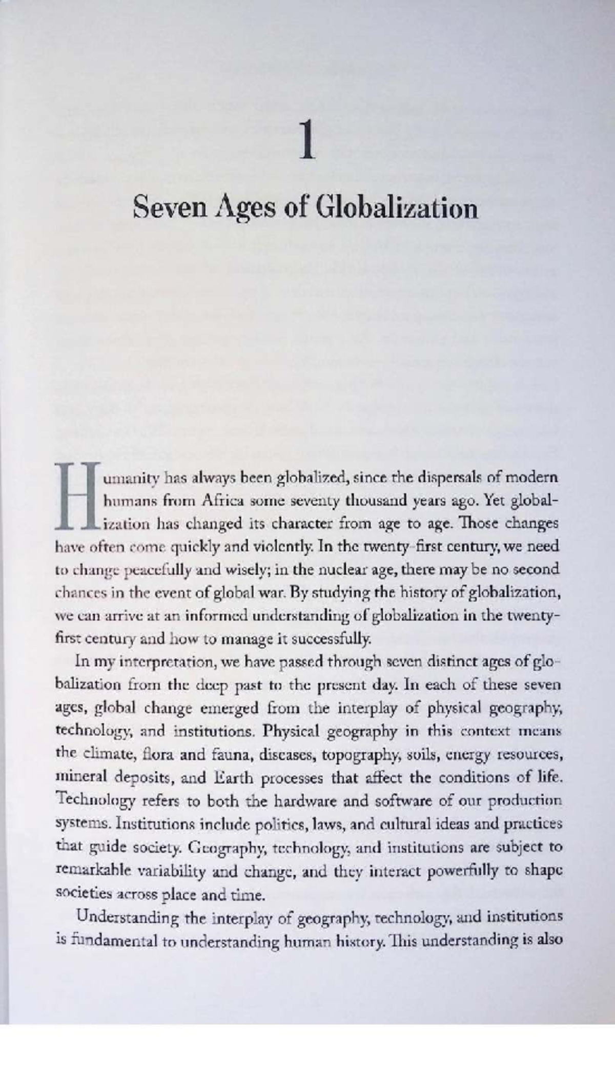 The Seven Ages of Globalization: Understanding Human History and Change ...