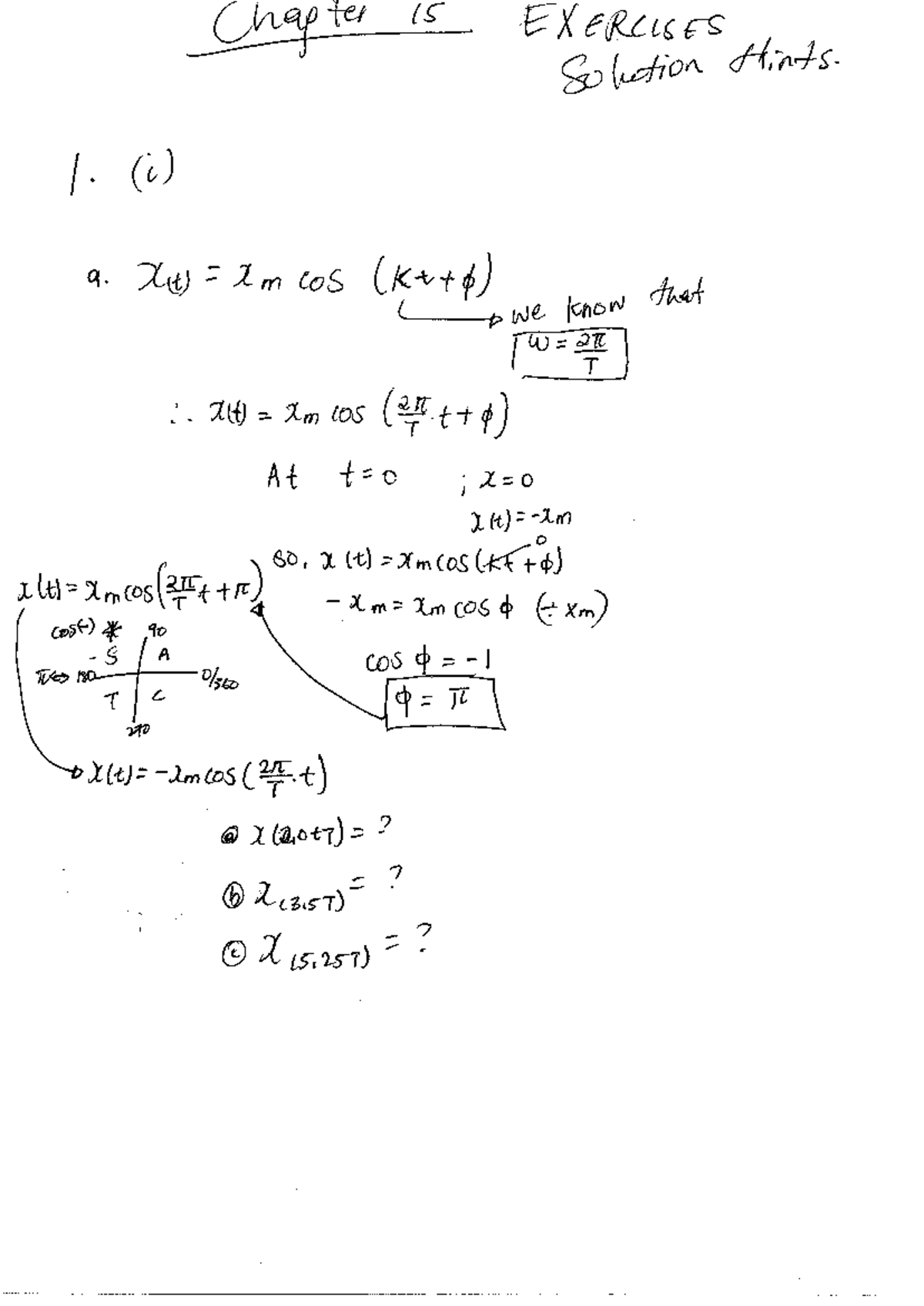 TUT Solutions: Chapter 15 & 16 Exercises and Hints - Studocu