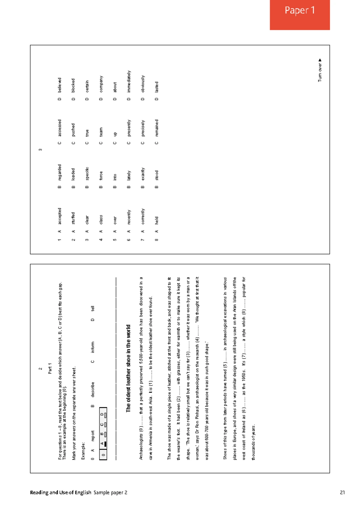 Rephrasing - examen b2 - WWW.INTERCAMBIOIDIOMASONLINE | Marc Andrew ...