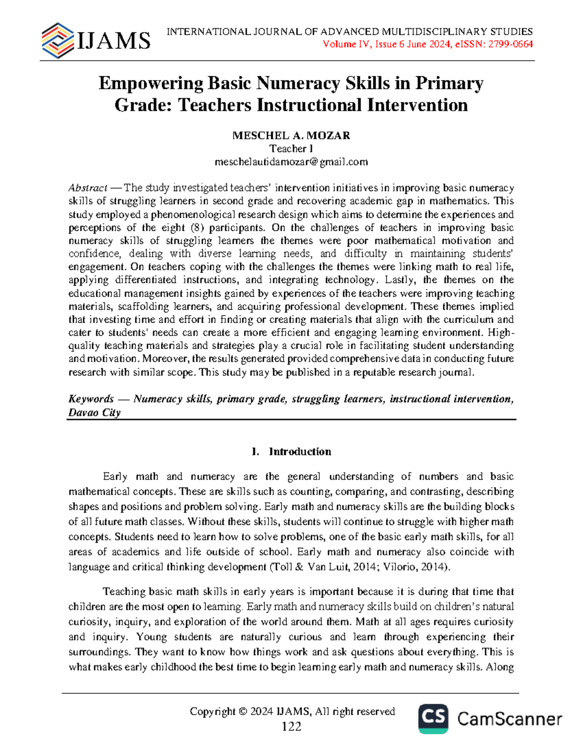 Empowering Basic Numeracy Skills: Teacher Interventions in Grade 2 ...
