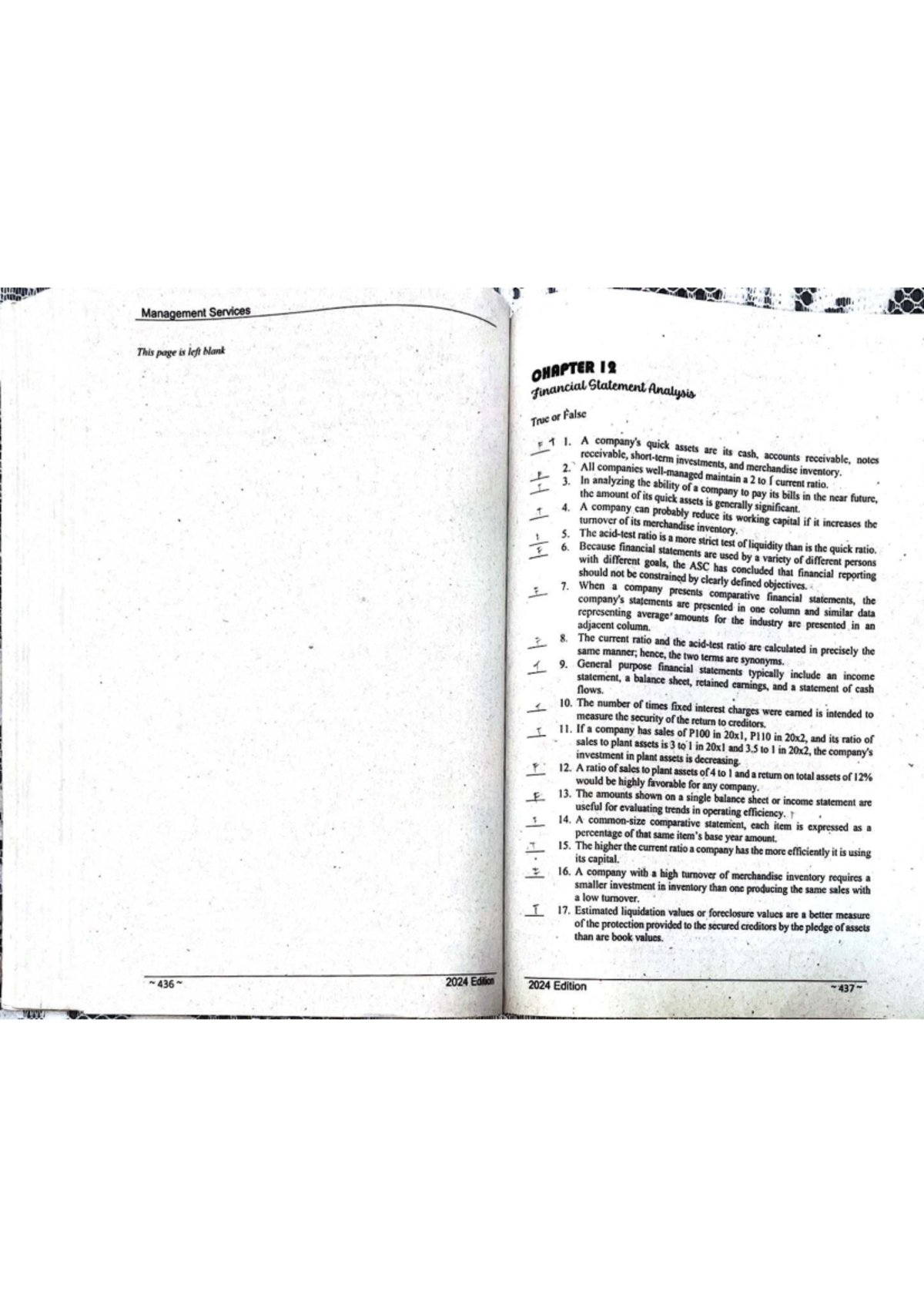 Financial Statement Analysis Workbook (FIN 2024) - Studocu