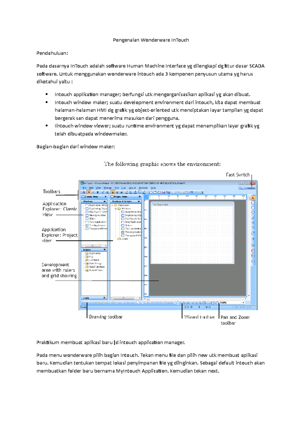Pengenalan Wonderware InTouch: Software HMI & SCADA Basics - Studocu