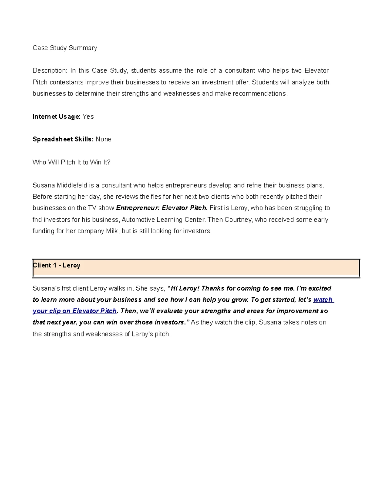 CSI BM Basic Battle Analysis Guide: Kasserine Pass Handout 1 - Studocu