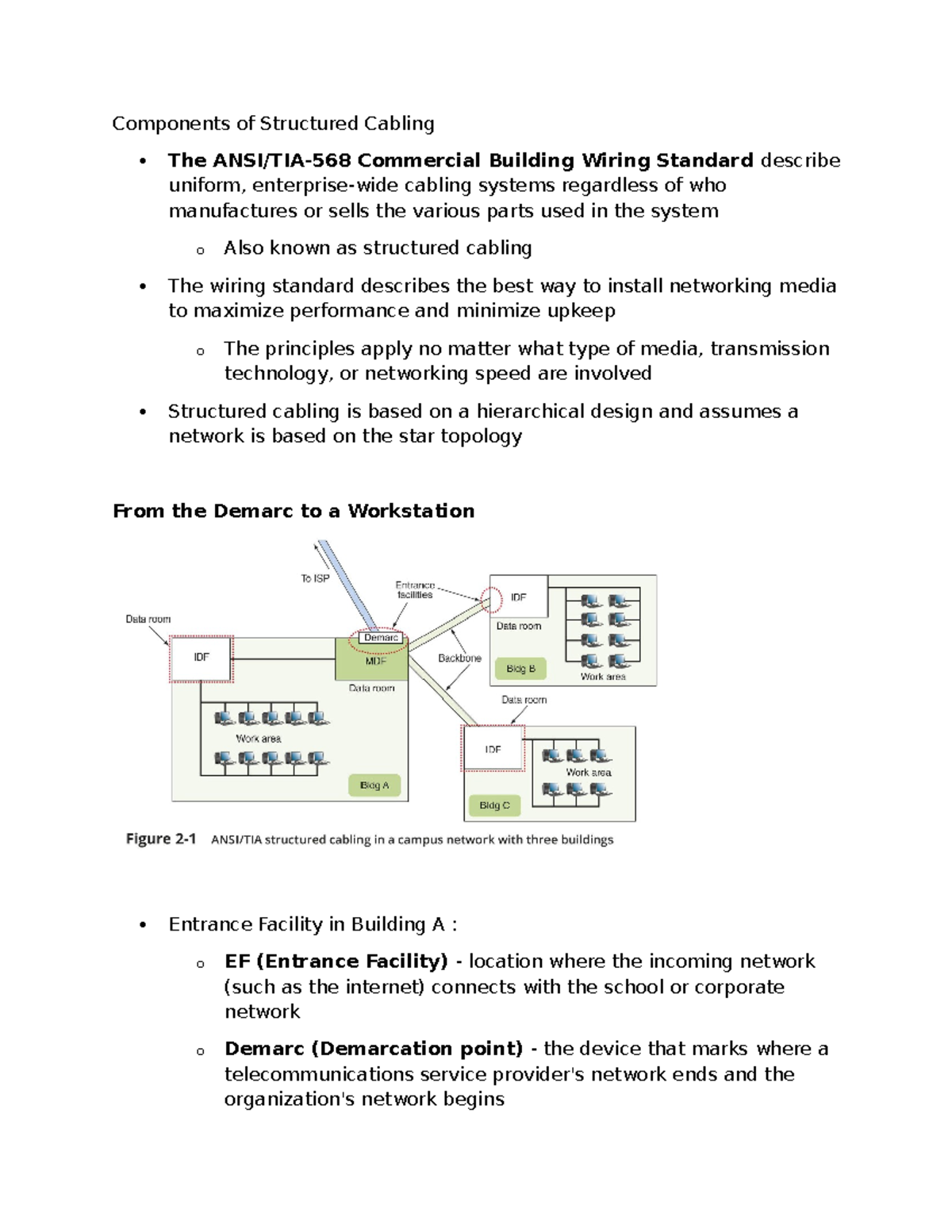 Module 5: Overview of Structured Cabling Components and Best Practices ...