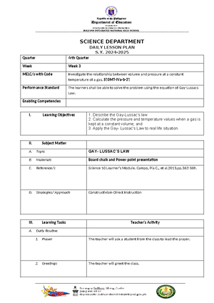 Detailed Lesson Plan in Aralling Panlipunan sa Grade 7 tungkol sa ...