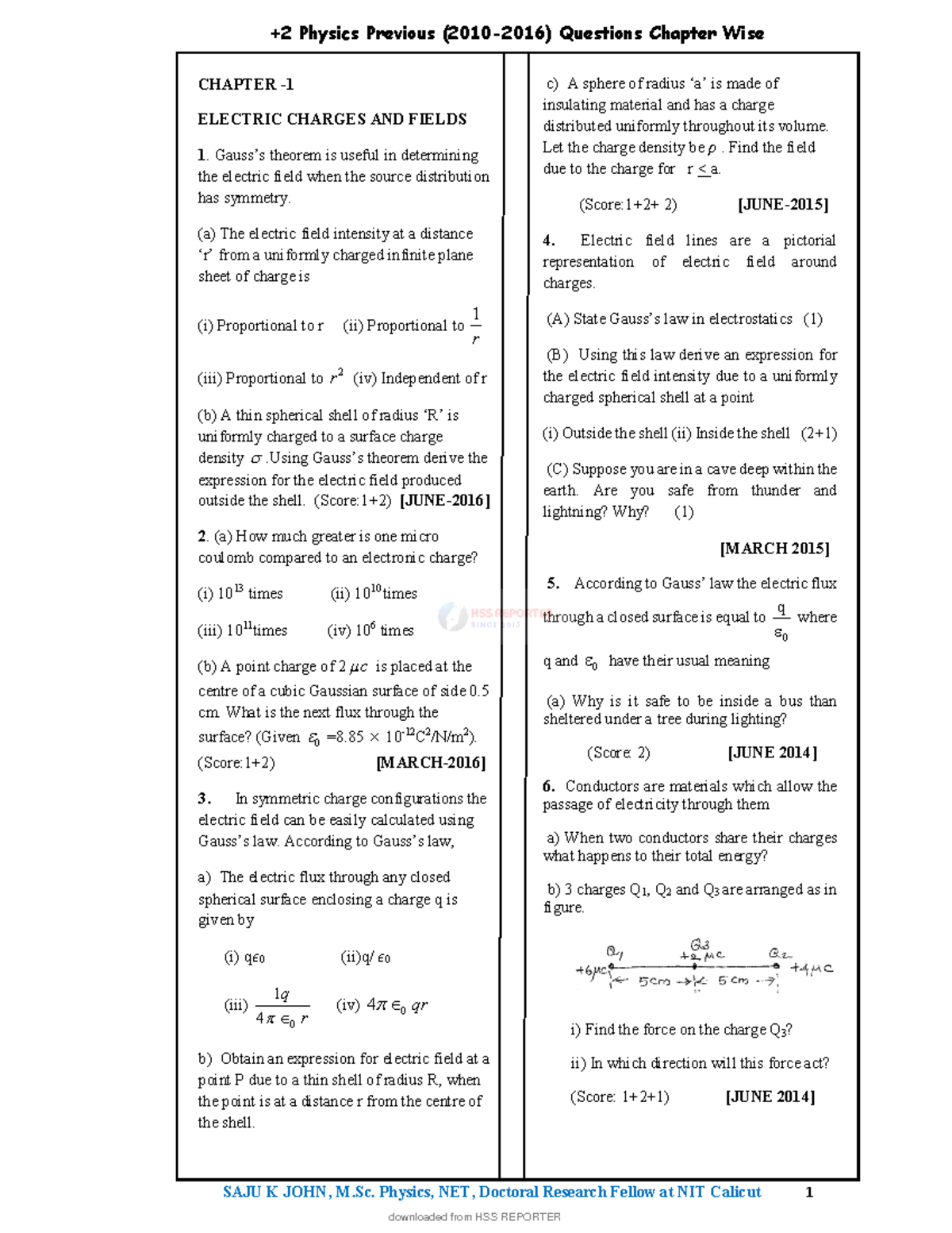 HSSRptr-+2 Physics Chapterwise Question bank By Saju K john - SAJU K ...