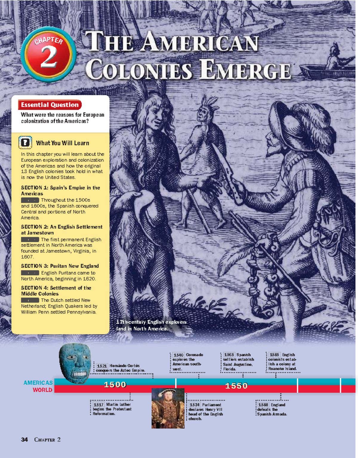 Ch. 2 Readings - Grade 10: European Colonization of the Americas - Studocu