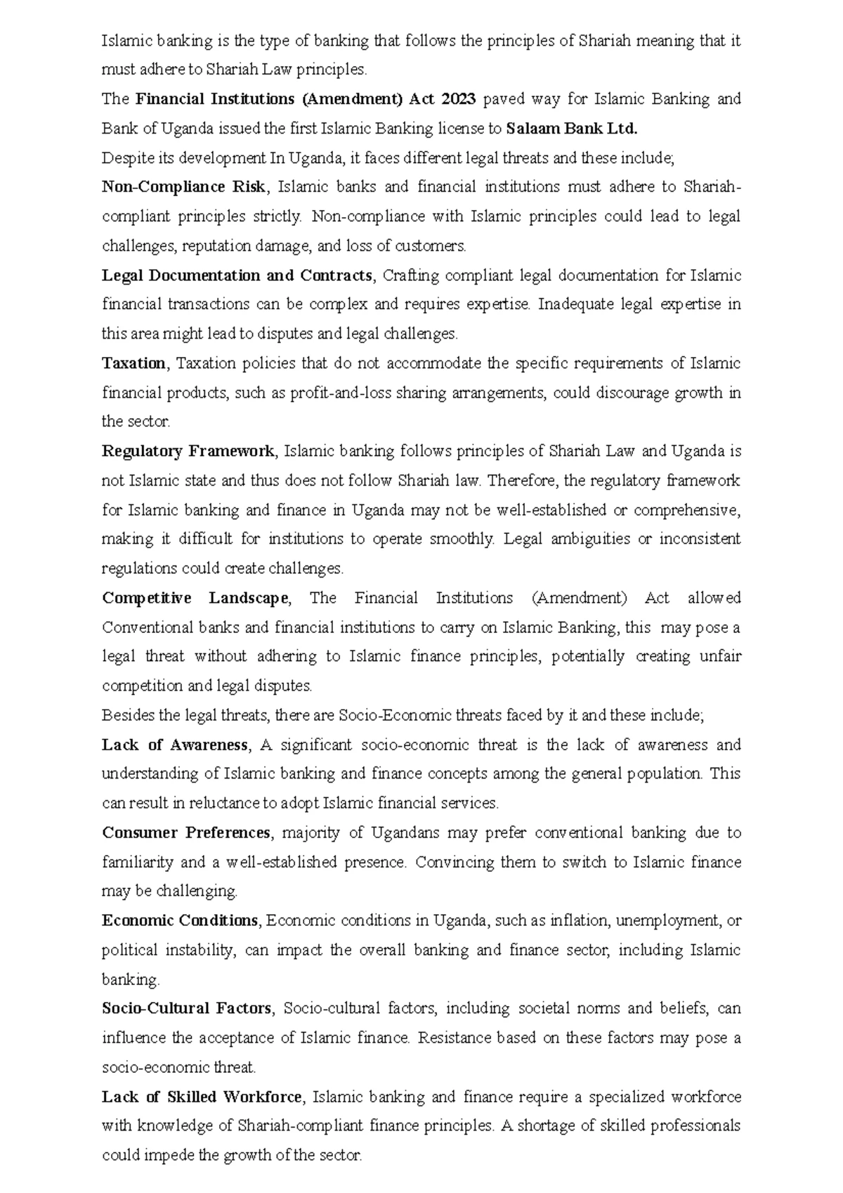 221-053011-21650 Islamic Banking and Transaction Principles Overview - Studocu