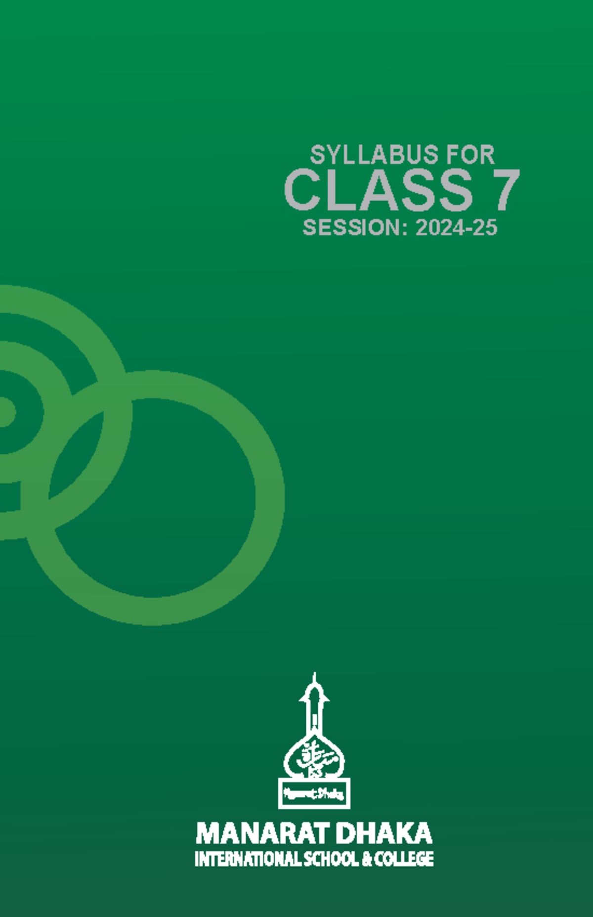Class-7 Syllabus 2024-25: Course Overview and Assessments - Studocu