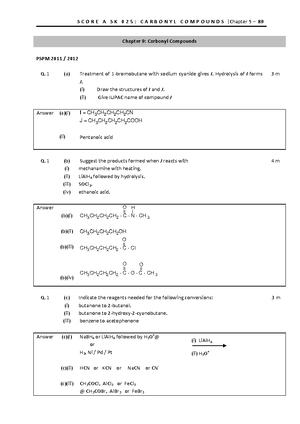 2. Chemistry SK025 Pre-Lab Answer - Pre-Lab Module EXPERIMENT 1 RATE OF ...