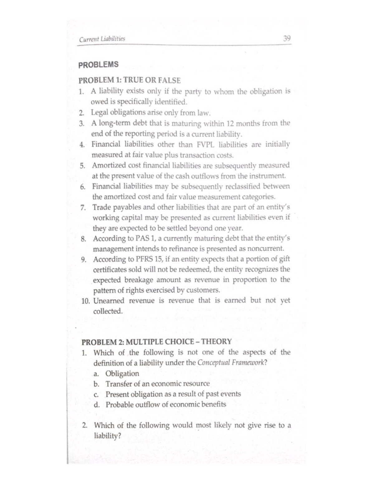 Part 1 - Millan questions - Accountancy - Studocu