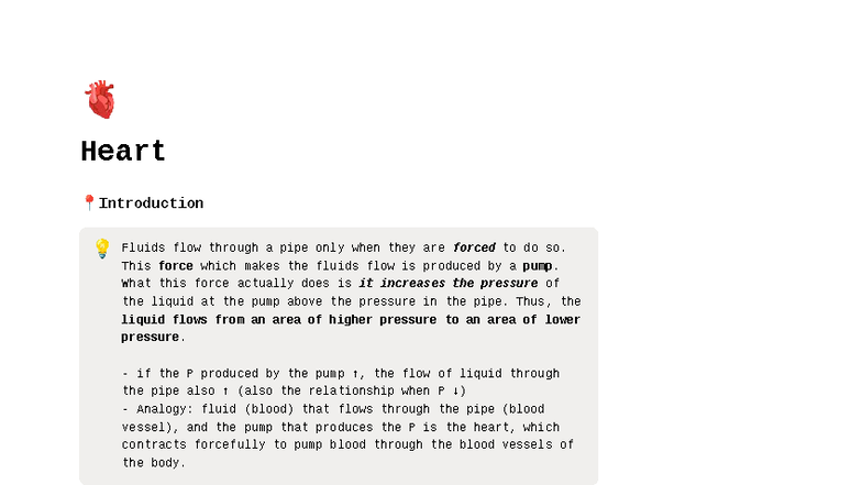 Heart (BIO 101) - Supplementary Notes on Cardiovascular System ...