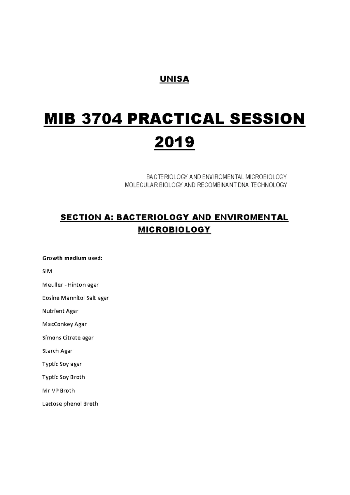 MIB2601 May/Jun 2023 Take-Home Exam Guidelines and Instructions - Studocu