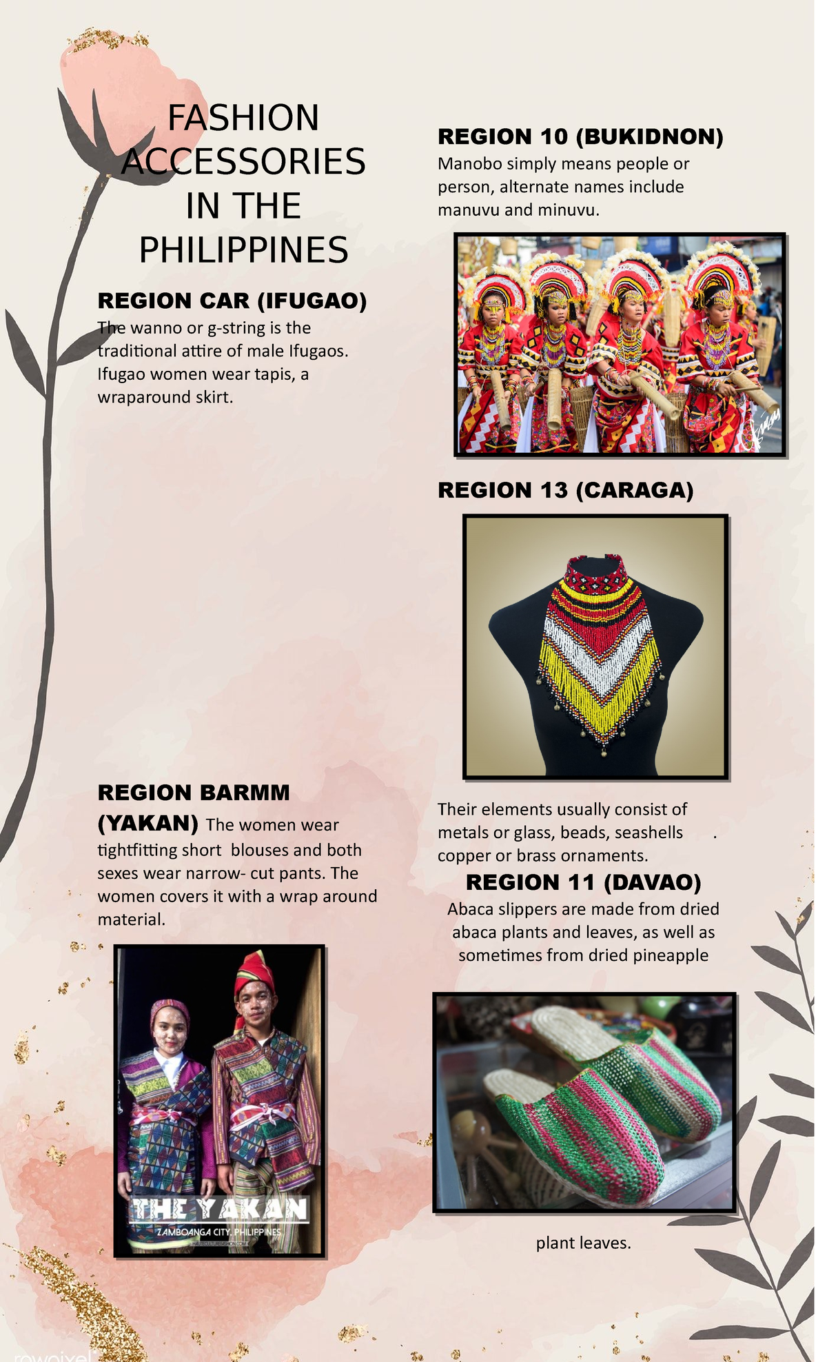 Fashion Accessories Across Regions in the Philippines - Studocu