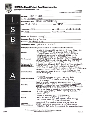 Amber Rhodes sim questions - Pre-briefing Questions: Amber Rhodes What ...