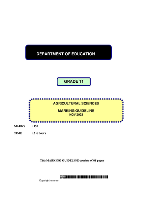 Gr 11 Agricultural Sciences Term 3 2021 Learner Revision Source ENG ...