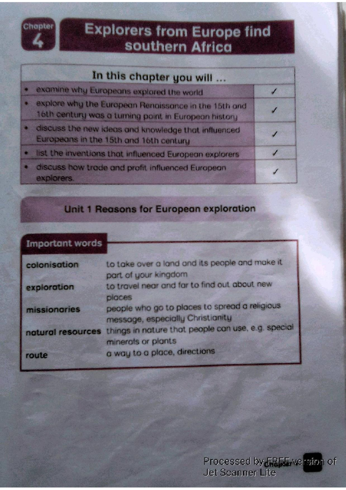 Social Sciences (Gr. 6) History: Chapter 4 - European Explorers in ...