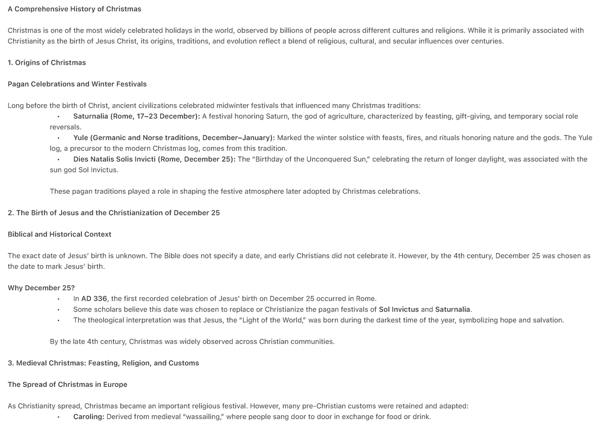 A Comprehensive History of Christmas - A Comprehensive History of ...