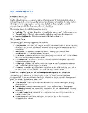 [Solved] How does small group instruction meet the diverse needs ...