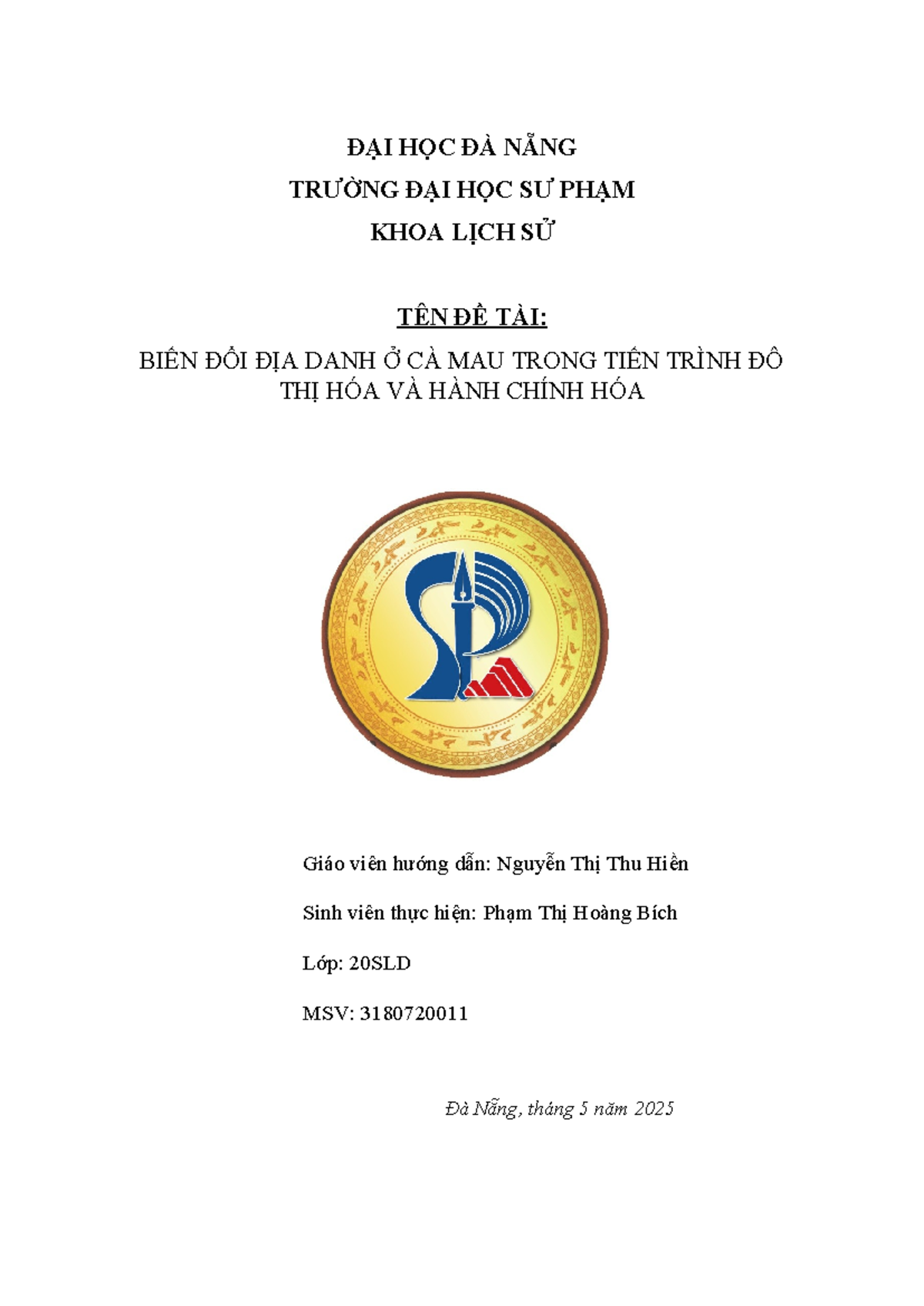 Tai-mau-3 - SDSDSD - ACC201 - ĐẠI HỌC ĐÀ NẴNG TRƯỜNG ĐẠI HỌC SƯ PHẠM ...
