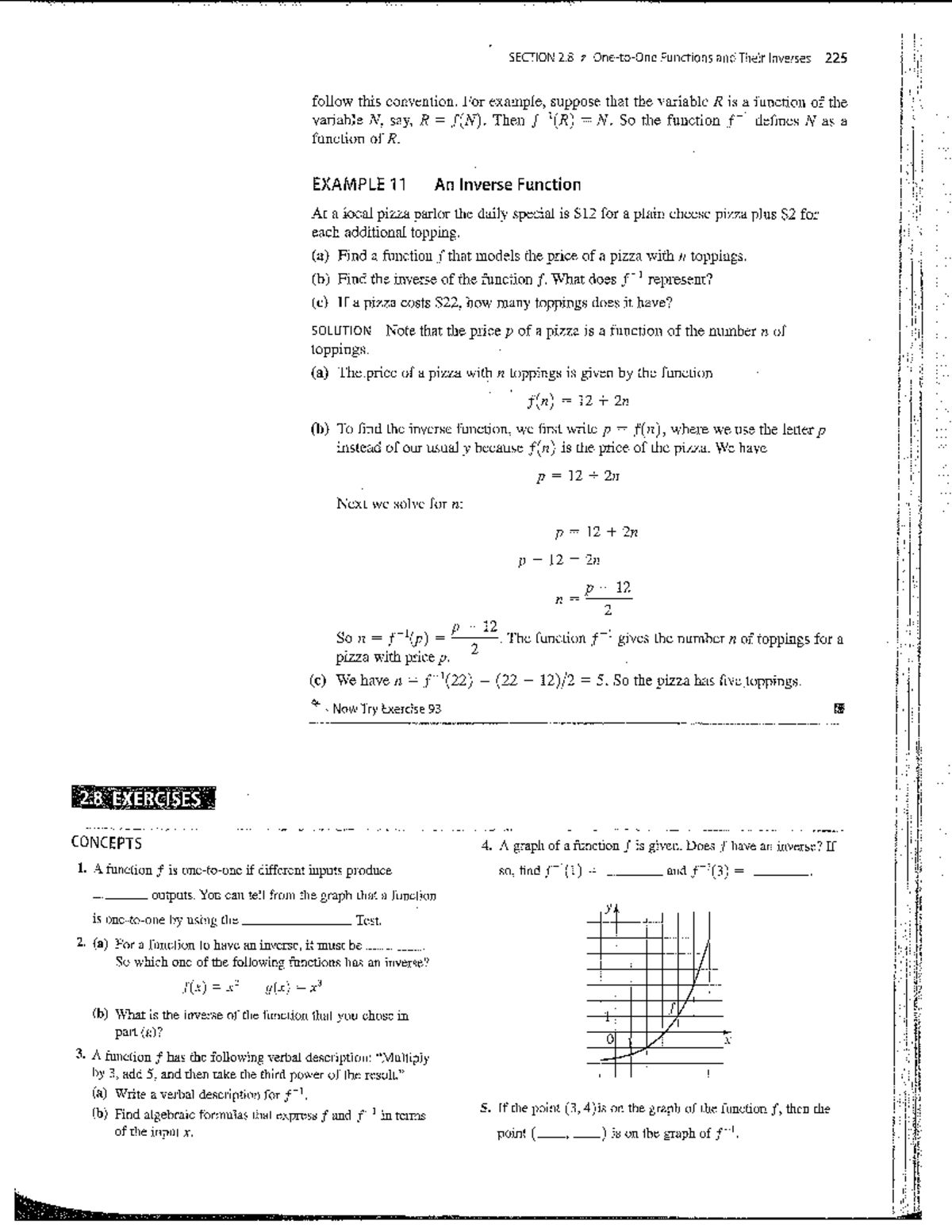 8.15.17 HPC 1 p 225 - practice - SECTION 2 Functions and Their Inverses 225 follow this ...