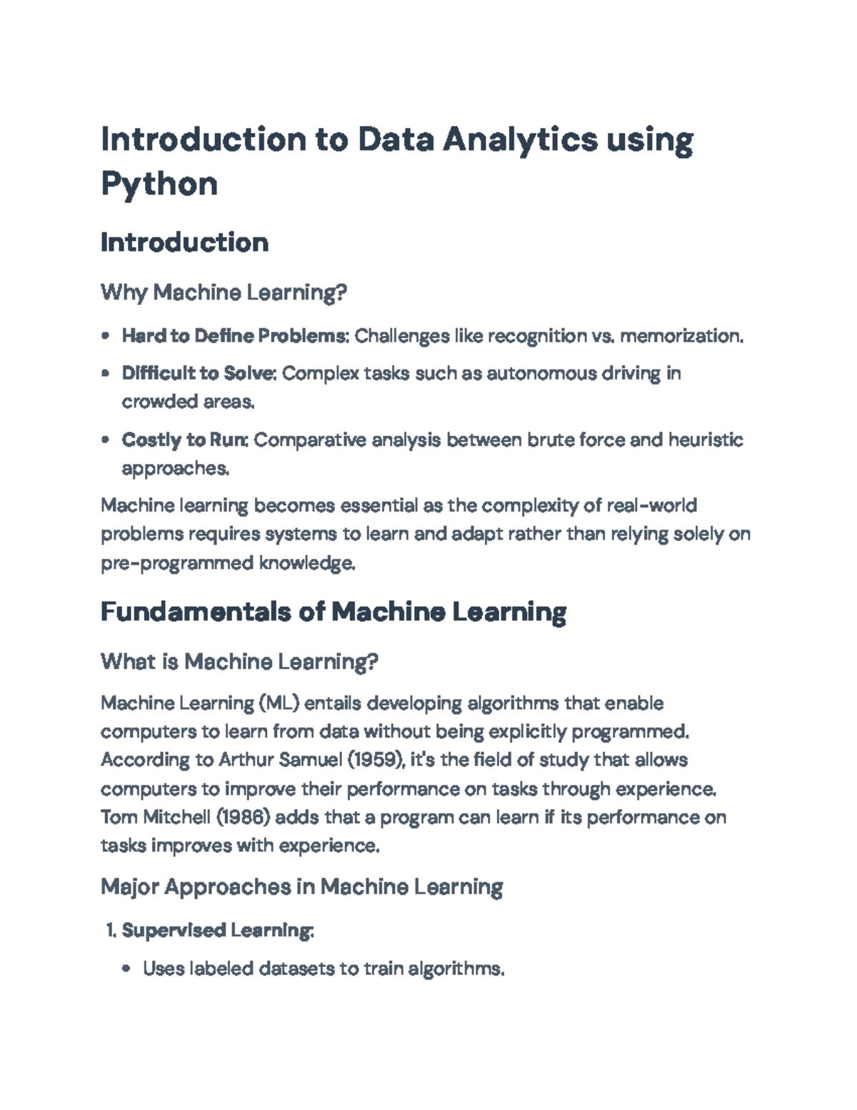 Title: Introduction to Machine Learning Concepts and Techniques (CS101 ...